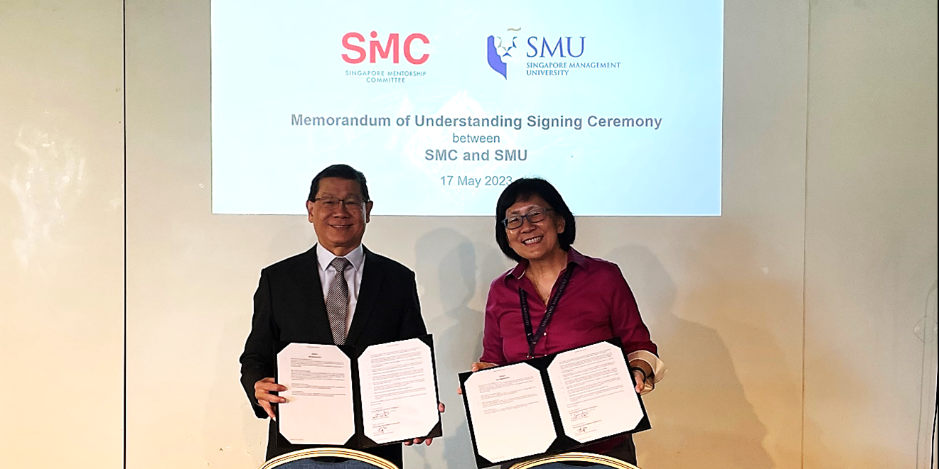 Singapore Management University signs MOU with the Singapore Mentorship Committee to Nurture ...